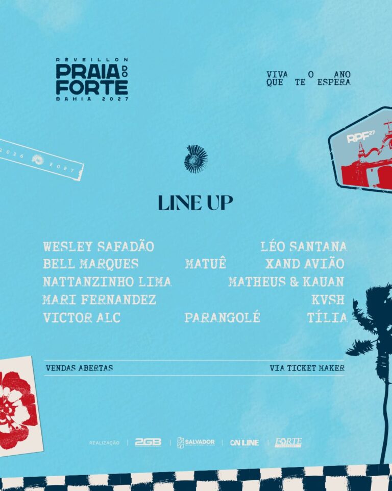 Réveillon Praia do Forte anuncia line-up da edição 2027 – Gastronomia ...